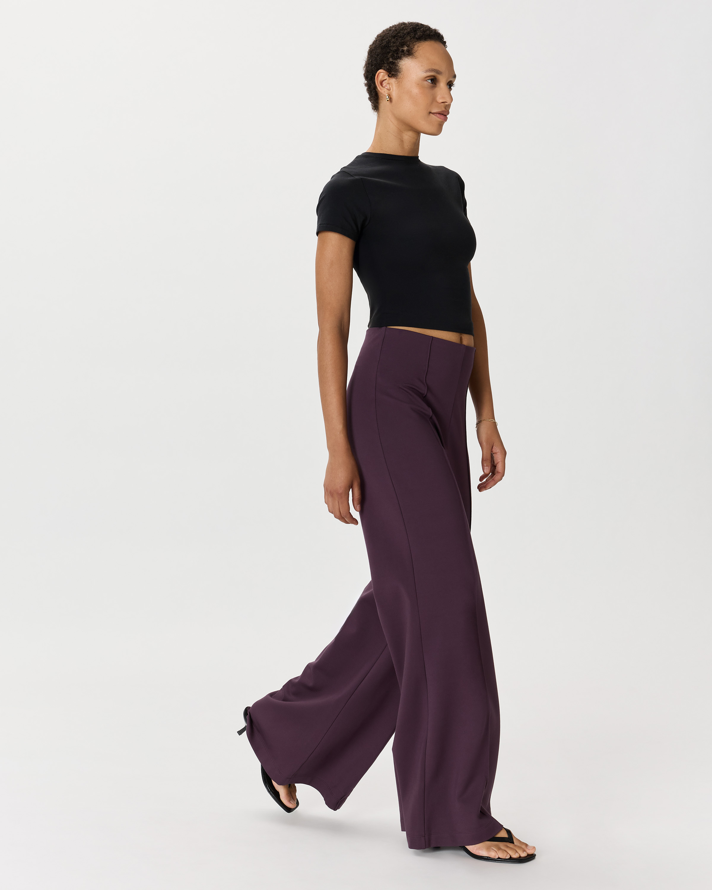 QUINCE Ultra-Stretch Ponte Super Wide Leg Pants